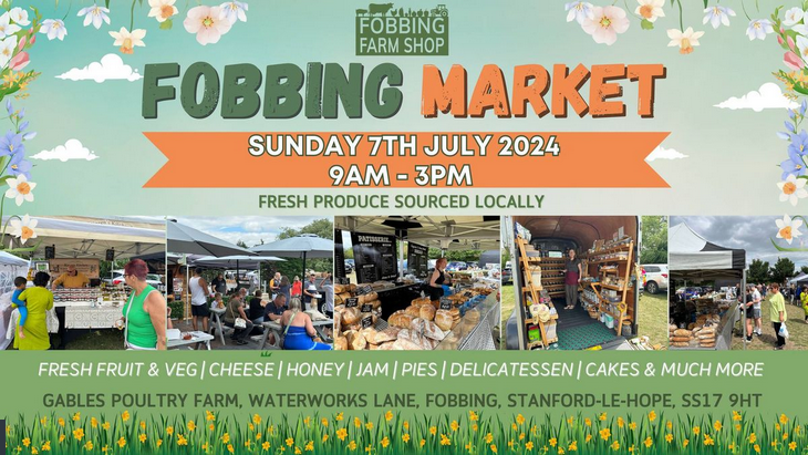 Fobbing Market - SUNDAY 7TH JULY 2024