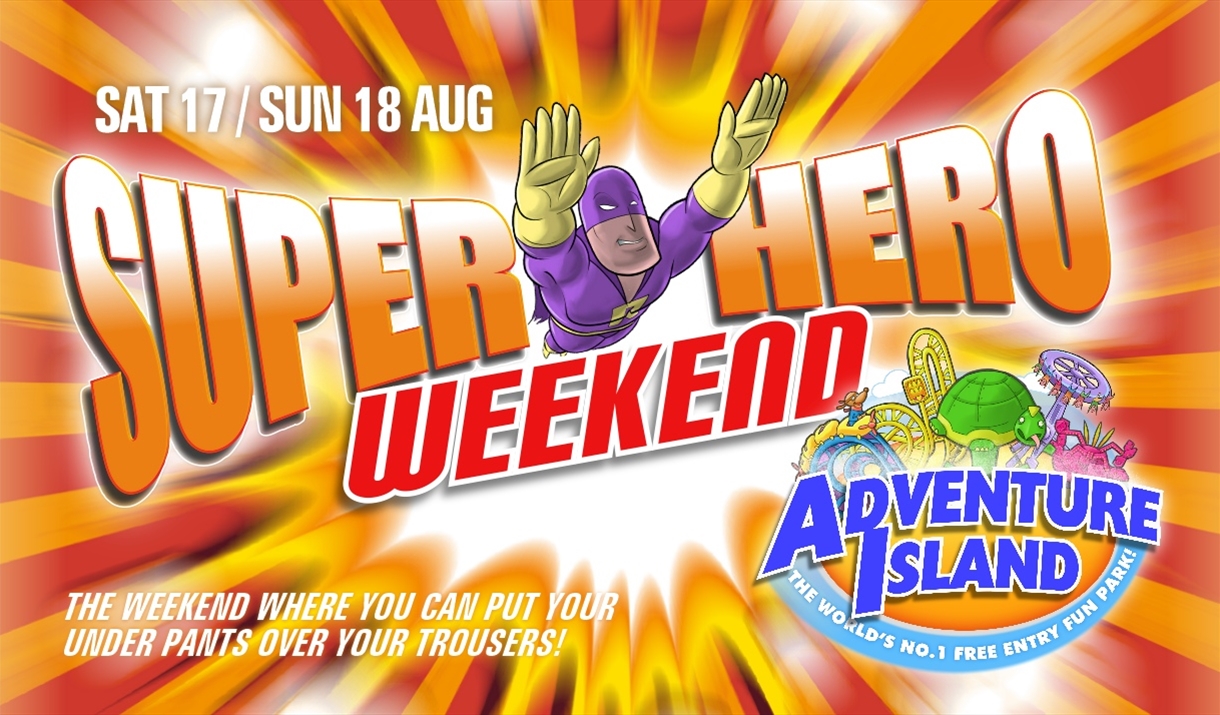 Family Fun at Adventure Island - Superhero Weekend in Southend, Essex